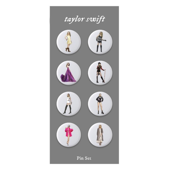 Taylor Swift | Accessories | New Taylor Swift Eras Pin Set Buttons ...